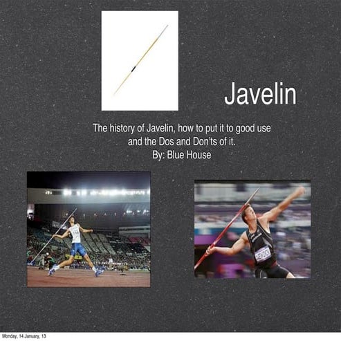 Javelin throw | PPTX