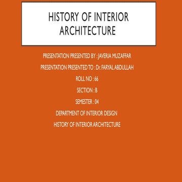history of interior architecture Mazar-e-Quaid | PPTX