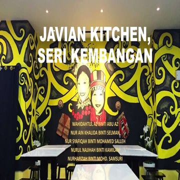 Javian Sarawak Kitchen Presentation | PPTX