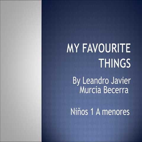 Javier | PPT | Food & Drink