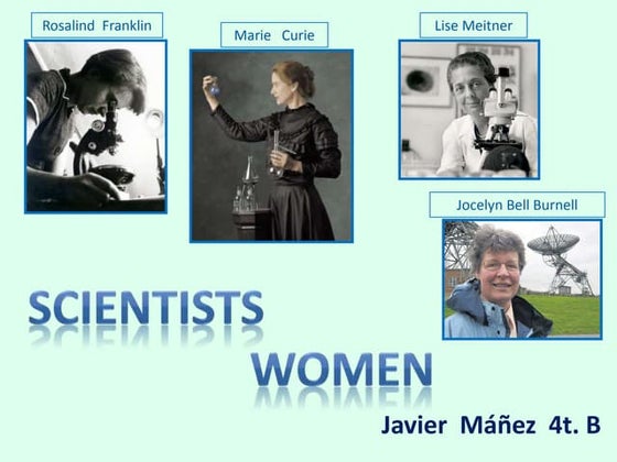 Women in Science | PPT | Chemistry | Science
