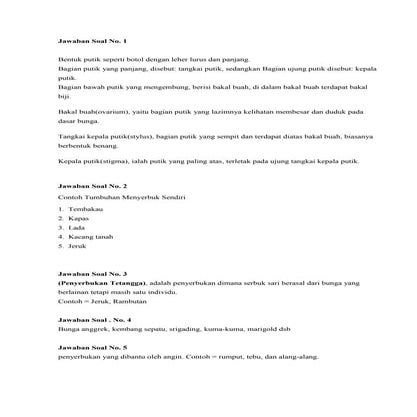 Jawaban soal no | PDF