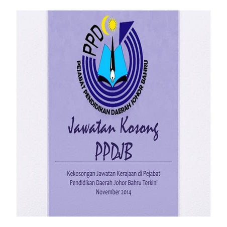 Jawatan Kosong Kerajaan PPDJB Terkini | PDF