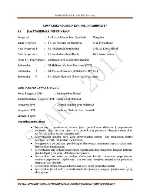 Carta organisasi kurikulum | PDF