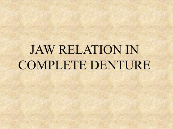 Introduction to jaw relation in complete denture.pptx