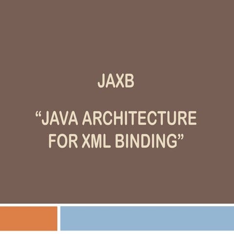 JAXB | PPT