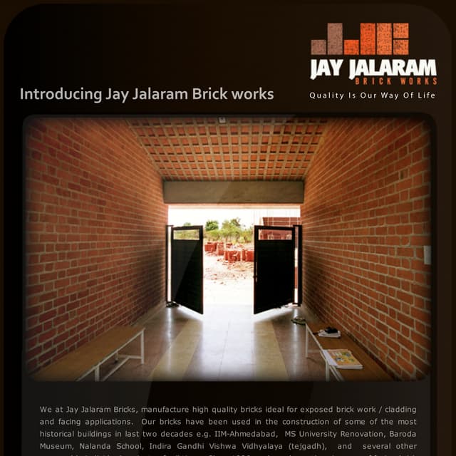 Jay Jalaram Bricks Works, Gujarat, Bricks | PDF