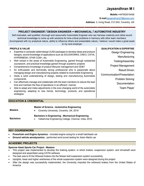 Car Development Procedure & Process | PDF