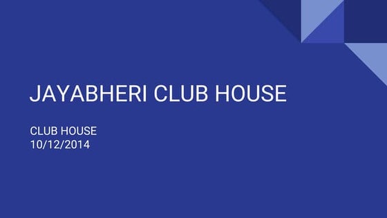 Club house layout | PDF