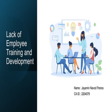 Lack of Management Support in Employee Development | PPT