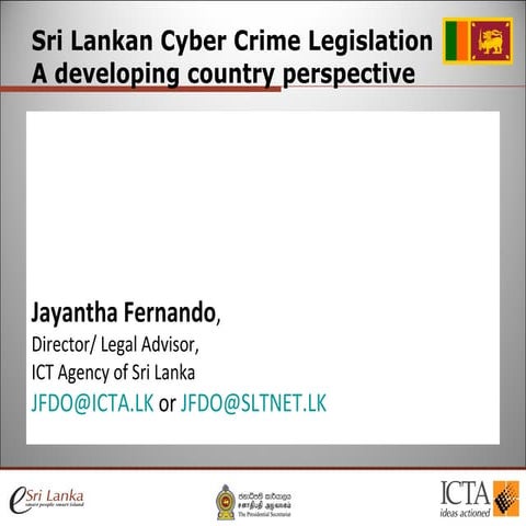 CTO-CybersecurityForum-2010-Jayantha Fernando | PPT