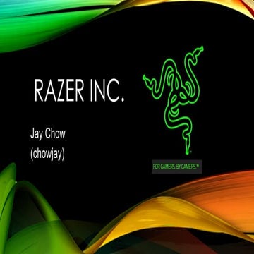 Jay chow company_analysis_razer | PPT