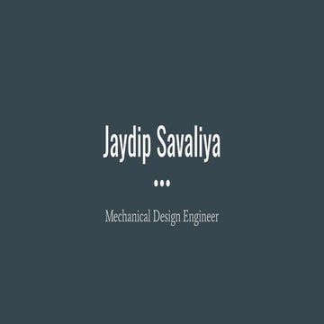 Jaydip Savaliya portfolio | PDF