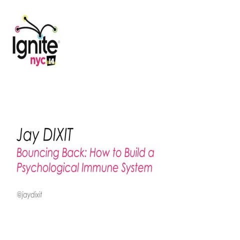 How to build a psychological immune system | PDF