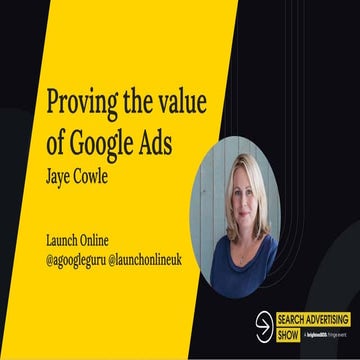 Value Based Bidding | (Im)Proving the Value of Google Ads | BrightonSEO ...