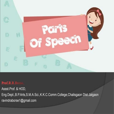 Parts of Speech | PPT