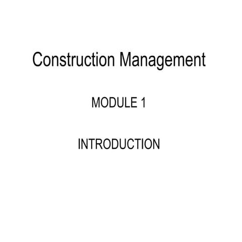 Construction Management Lesson L1 Pptx