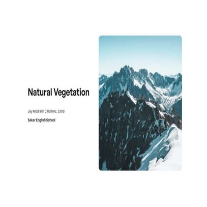 Natural Vegetation | PPT