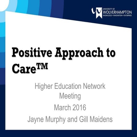 Positive Approach to Care | PDF