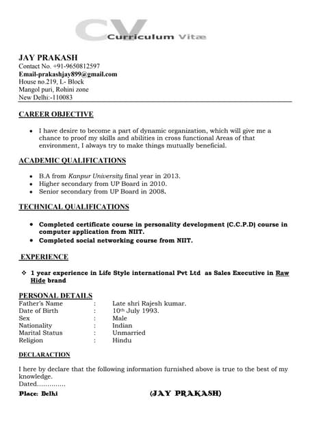 new resume | DOC | Careers