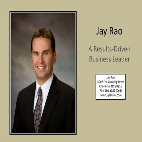 Jay Rao Resume | DOCX