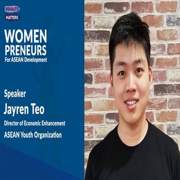 Womenpreneurs for ASEAN Development | PPT