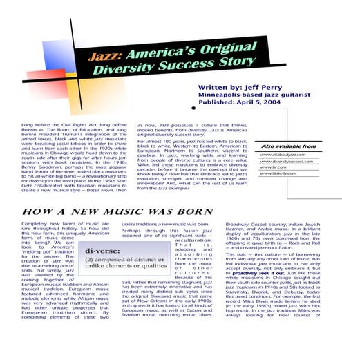 The Art of Listening to Jazz | PDF