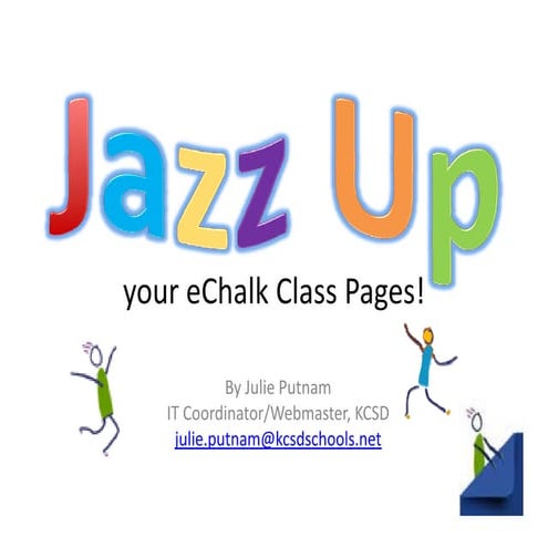 Jazz Up Your eChalk Class (or Group) Page | PDF