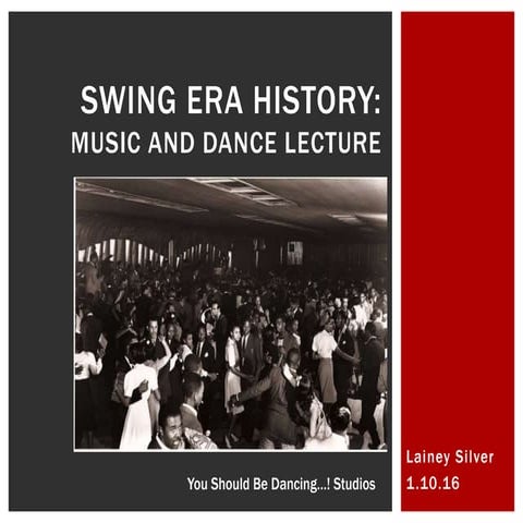 Lainey's Jazz Music and Dance History Lecture Slides | PPT