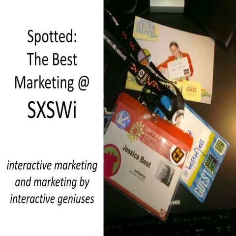 bestofjess SXSWi promos 2011 | PPTX