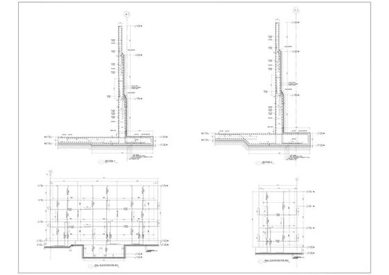 Reinforced Concrete Ramp Section and Details | PDF
