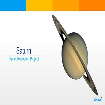 Saturn - Planet Research Project | PowerPoint | PPTX