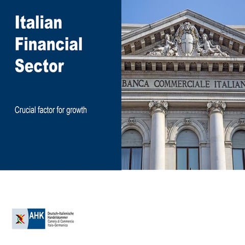 Comparison of Banking System & Financial System in Italy & Thailand | PPTX