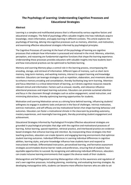 PSYCHOLOGICAL CONCEPTS OF THE TEACHING AND LEARNING PROCESS.pptx