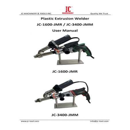 Plastic Extrusion Welder | PDF