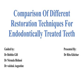 comparison of restoetion of different restortion te hniques.pptx