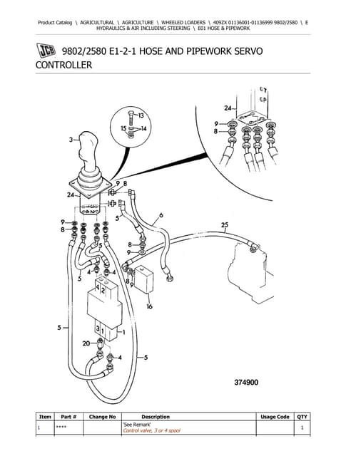 JCB 190T Robot Parts Catalogue Manual Instant Download (Serial Number ...