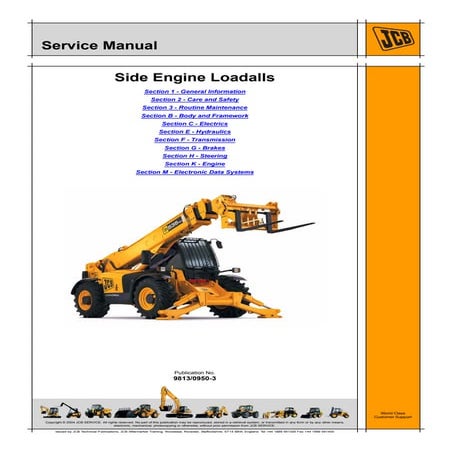 JCB 3CX-2 BACKOHE LOADER Parts Catalogue Manual (Serial Number 00930000 ...