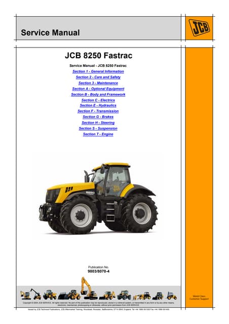 Jcb 3 dx backhoe loader service repair manual | PDF