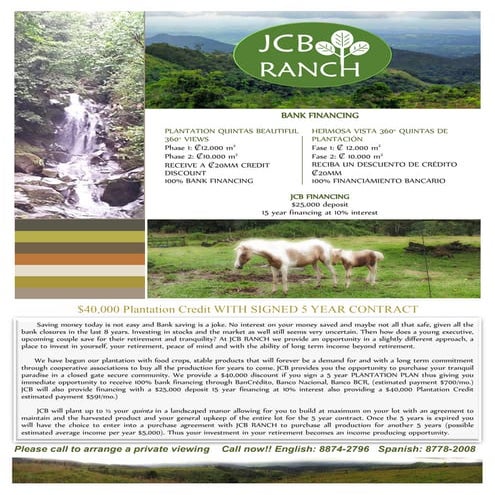 JCB RANCH AND HOMESITES | PDF