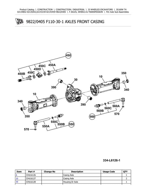 JCB MINI CX 2WD Mini Backhoe Parts Catalogue Manual (Serial Number ...