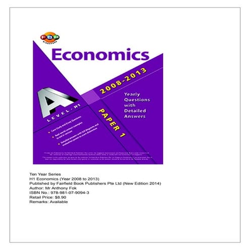 Econs Tutor | PDF