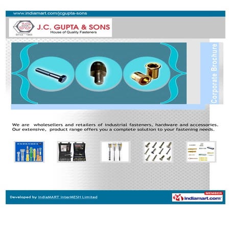 J. C. Gupta & Sons, Bengaluru, Hardware and Accessories | PDF
