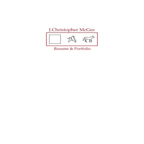 J. Christopher McGee Resume & Portfolio | PDF