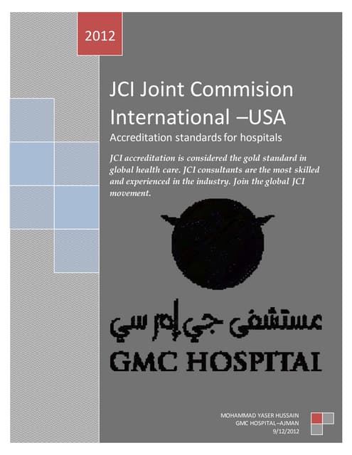 Joint commission international (jci) | PPTX