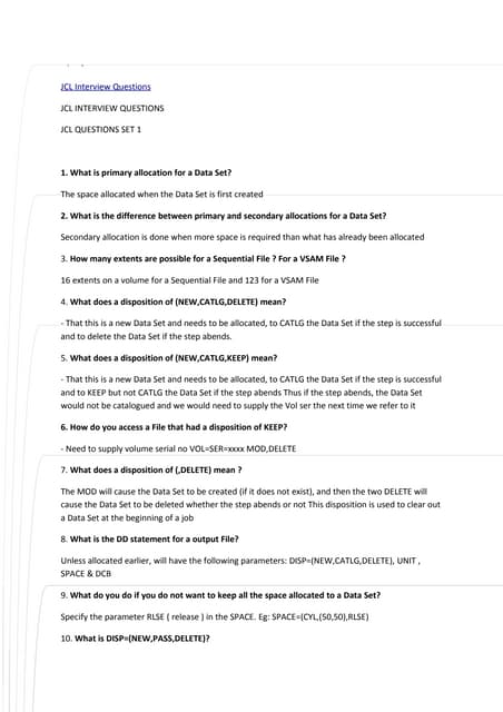 Cobol Interview Questions Pdf 6526