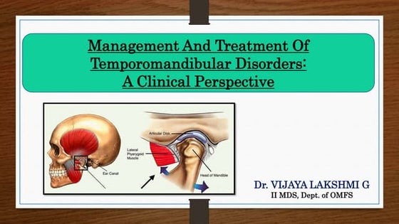 Mpds (Myofacial pain dysfunction syndrome) | PPTX | Physical Therapy ...