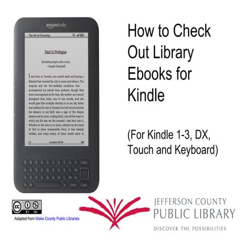 How to Get Library Books for Kindle | PPT | Tablets and E-readers ...