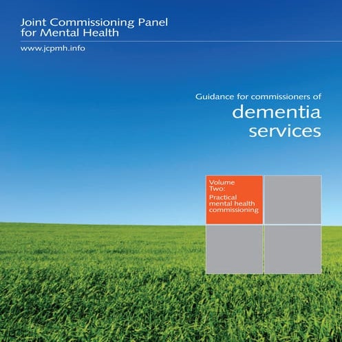 Guidance for commissioners of dementia services | PDF