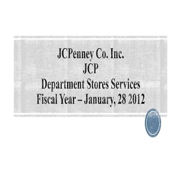 JCPenney Powerpoint | PPTX